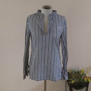 Tory Burch | Tops | Tory Burch Sequined Embeleshed Top | Poshmark